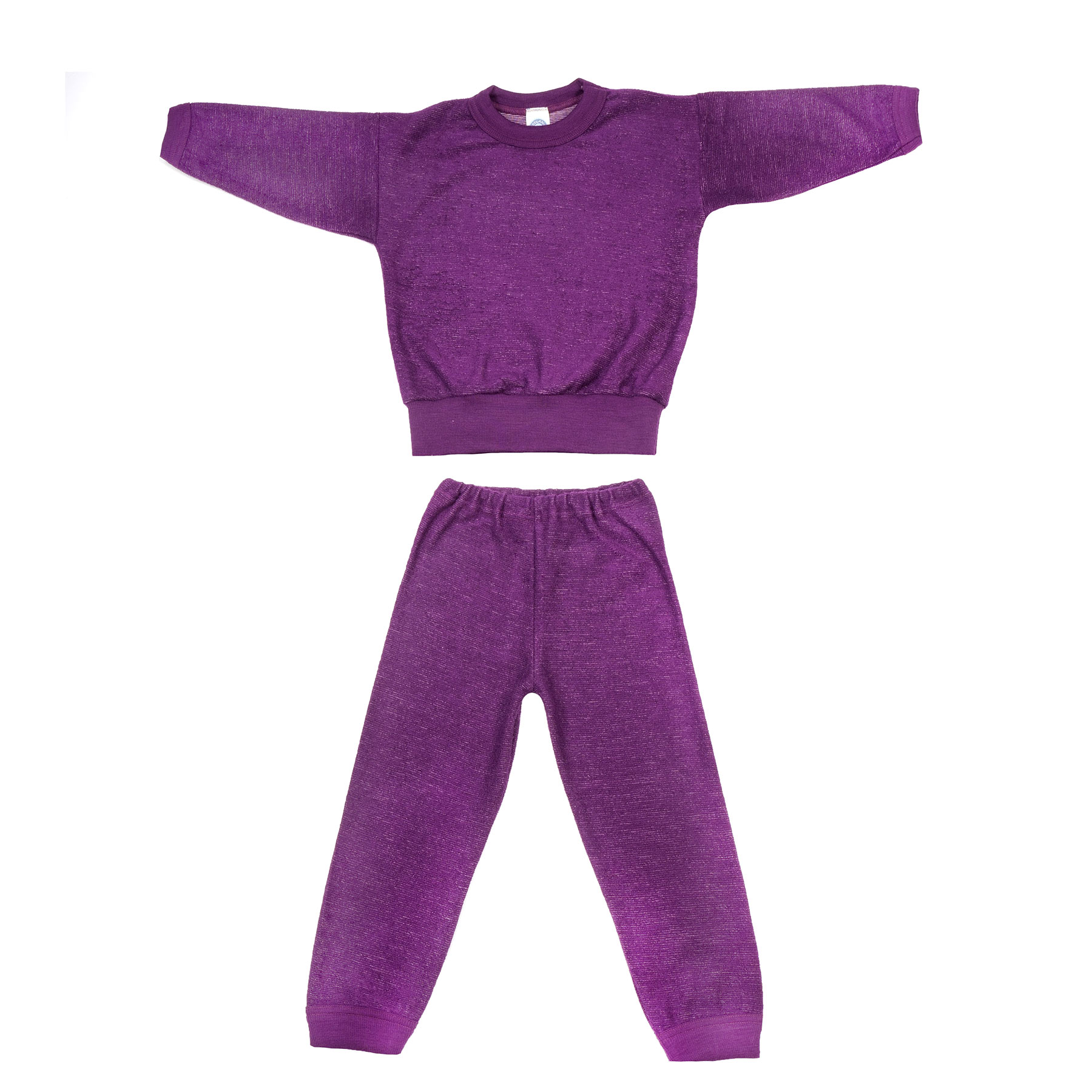Children's Pyjamas in Organic Merino Wool Terry