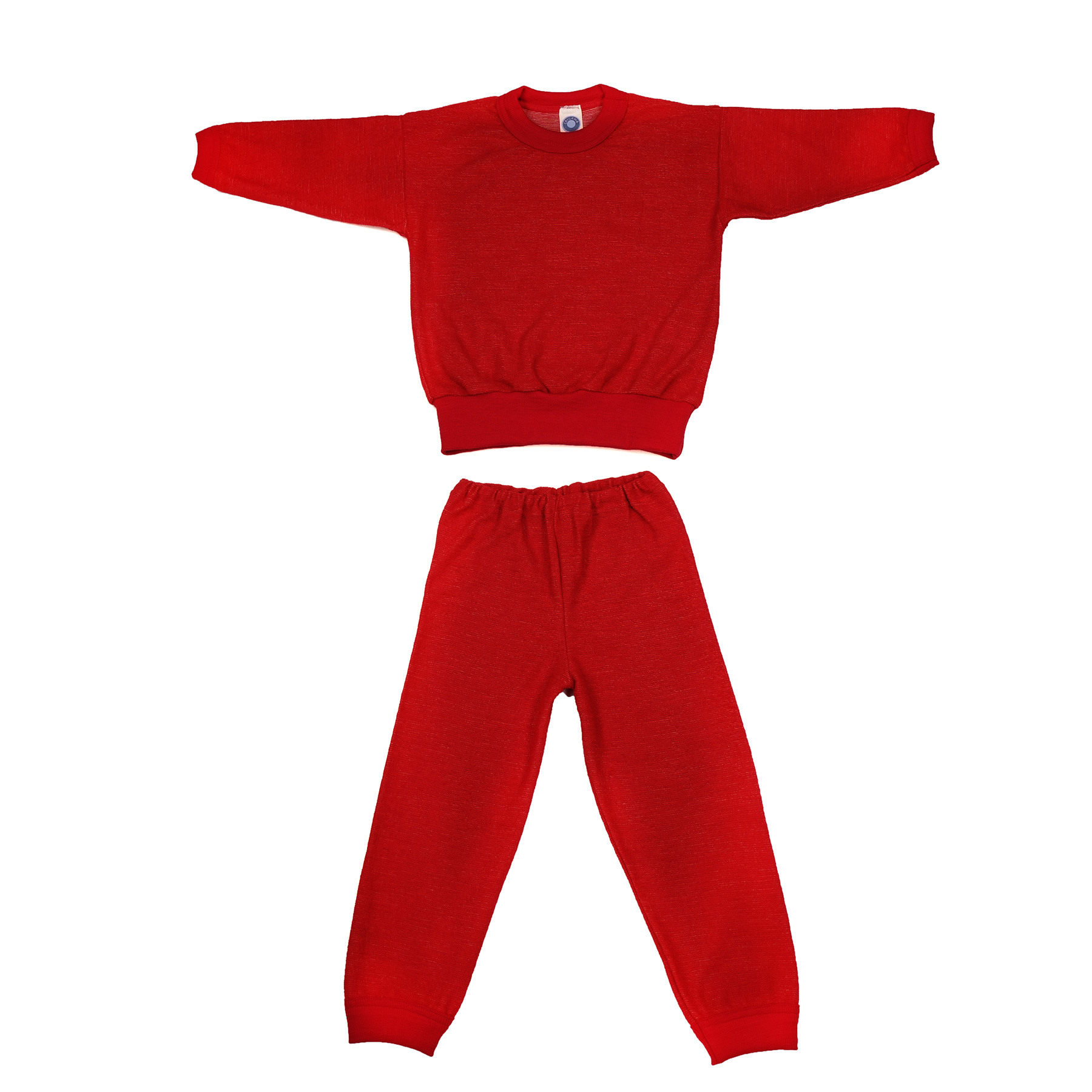 Children's Pyjamas in Organic Merino Wool Terry