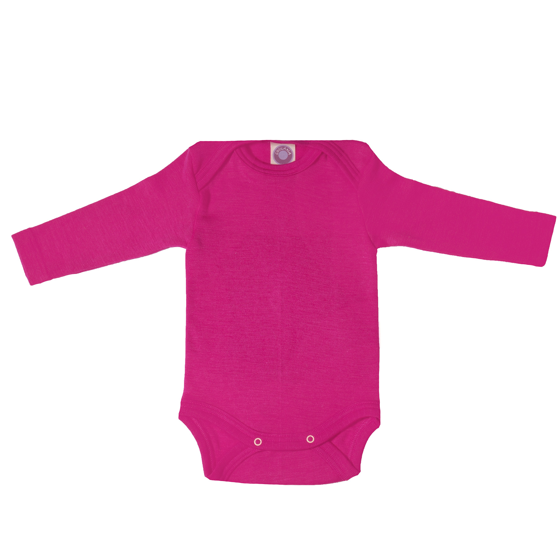 Long-Sleeved Baby-Body in Organic Wool & Silk [71053] - £19.50 ...