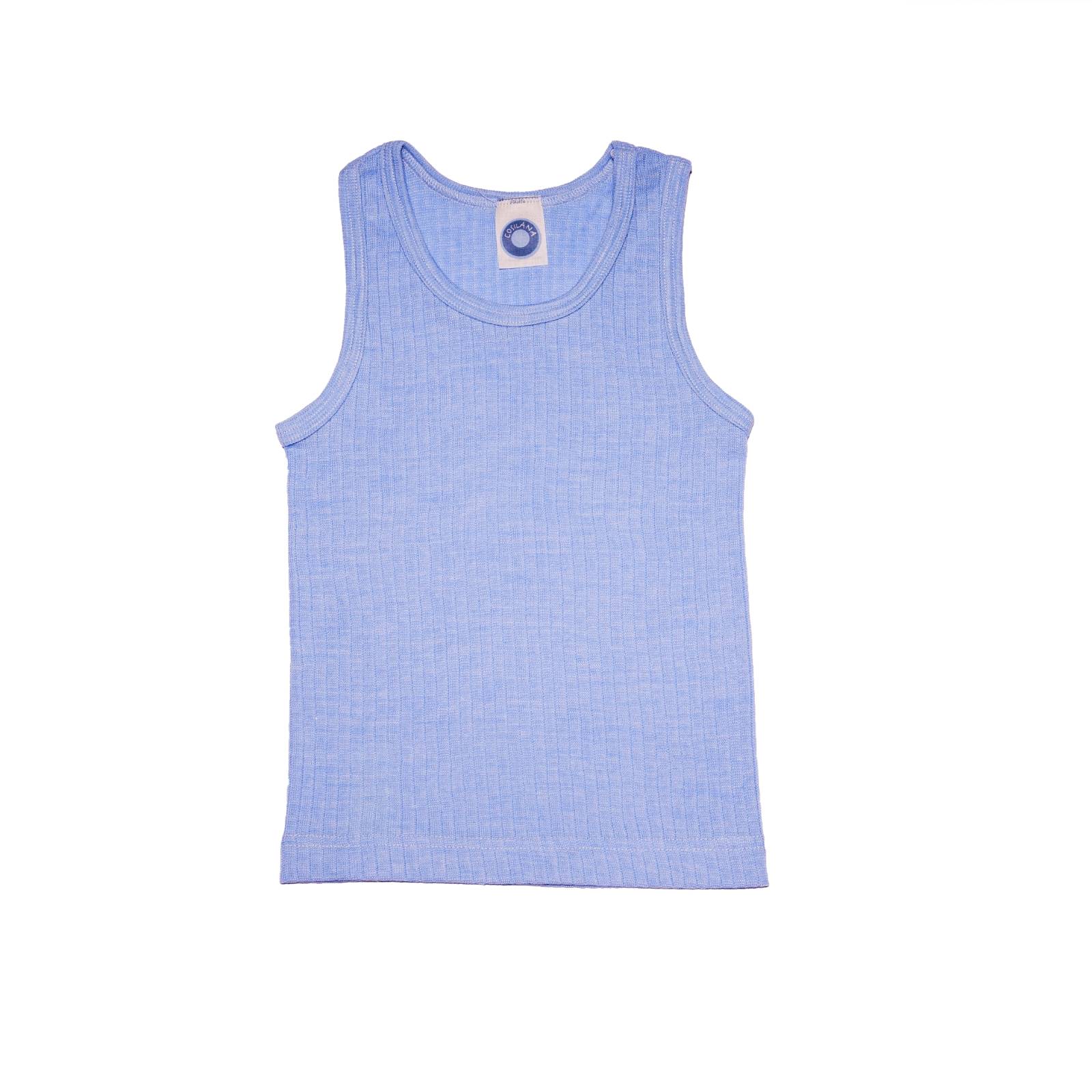 Child's Sleeveless Vest in Organic Cotton, Merino Wool & Silk [91230 ...