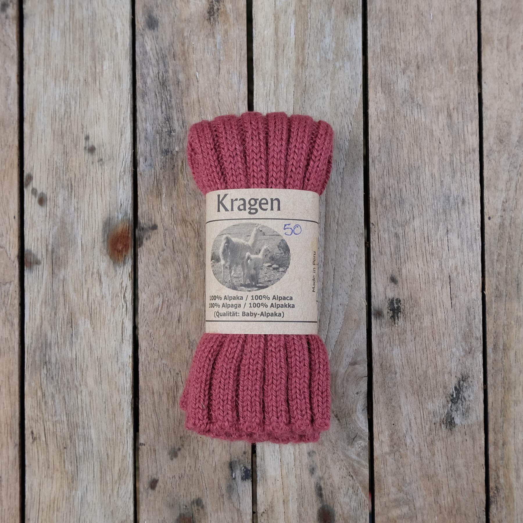 Children's Ribbed Collar in Pure Baby-Alpaca | Ribbed Neck-Warmer in ...