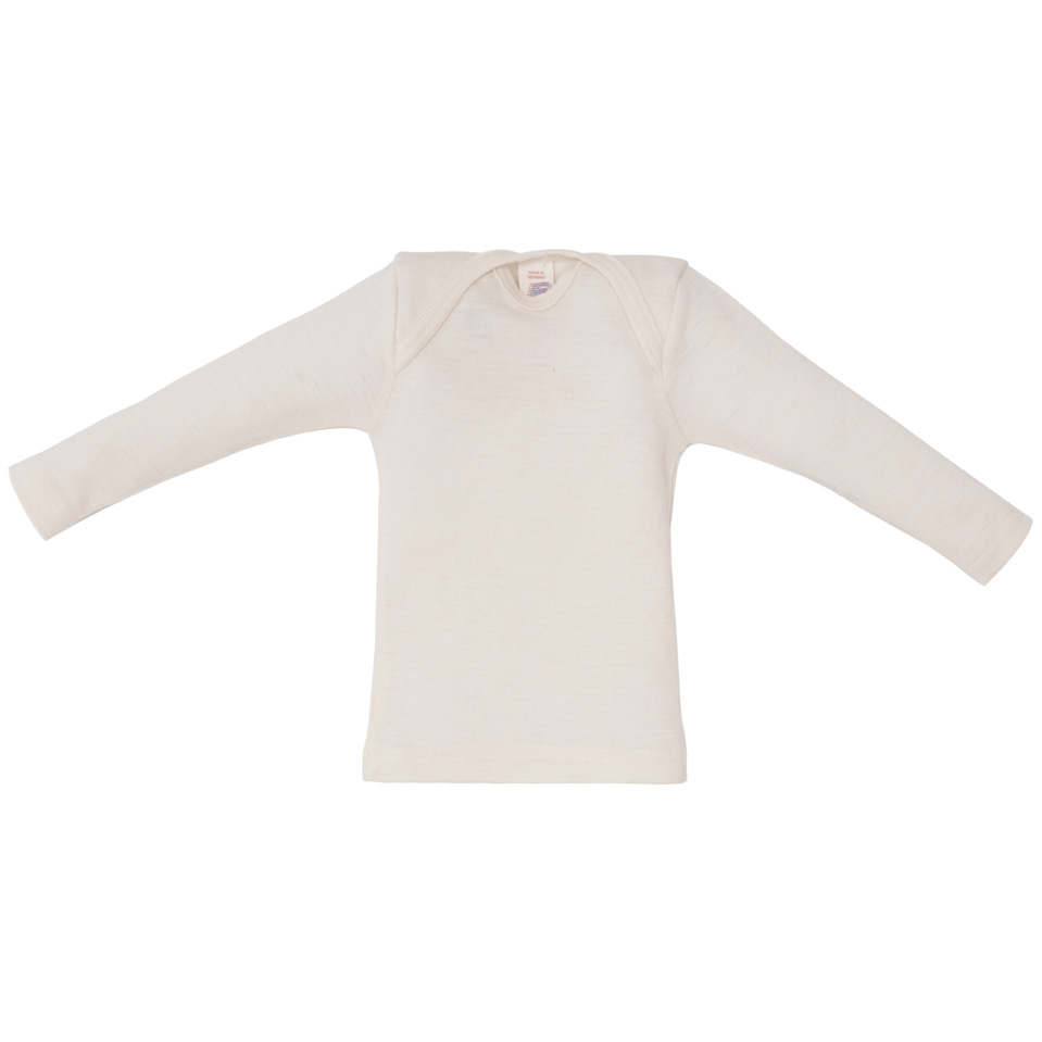 Long-Sleeved Fine Merino Wool Vest with Envelope Neck Fine Merino Vest ...