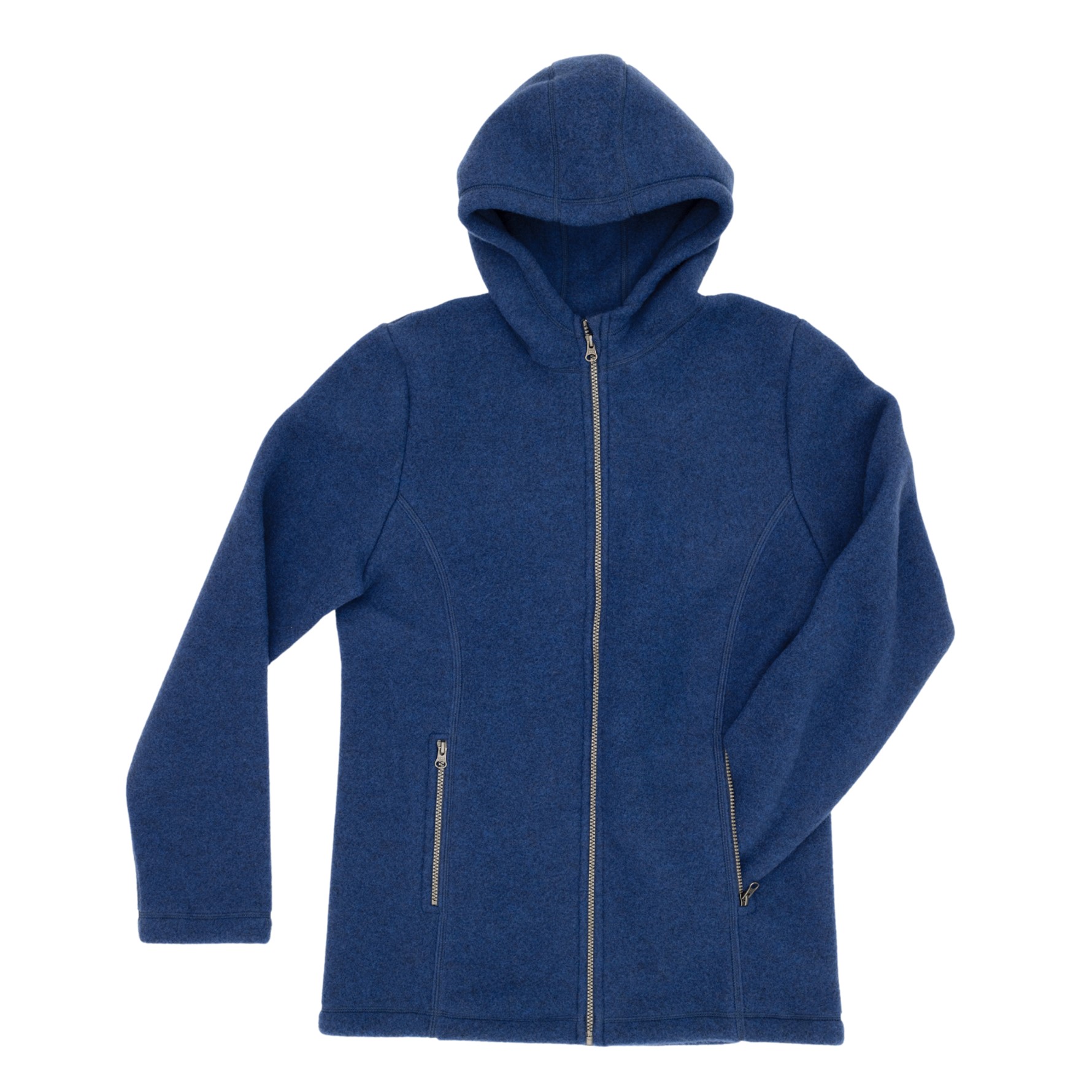 Women's Merino Wool Fleece Hooded Jacket. Jacket with hood for women by ...