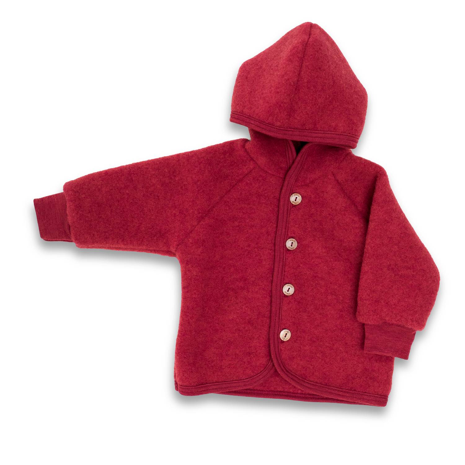 Baby Coat in 100% soft Merino wool | Soft Wool Fleece Jacket for Baby ...