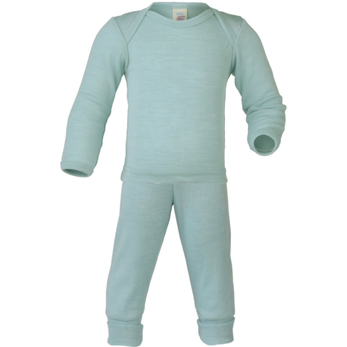Wool & Silk Blend Baby Pyjamas | Two-piece Baby PJs in Wool and Silk