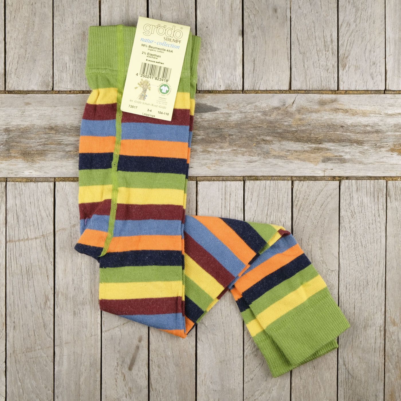 Colourful Leggings for Children in Organic Cotton [72517] - £13.00 ...