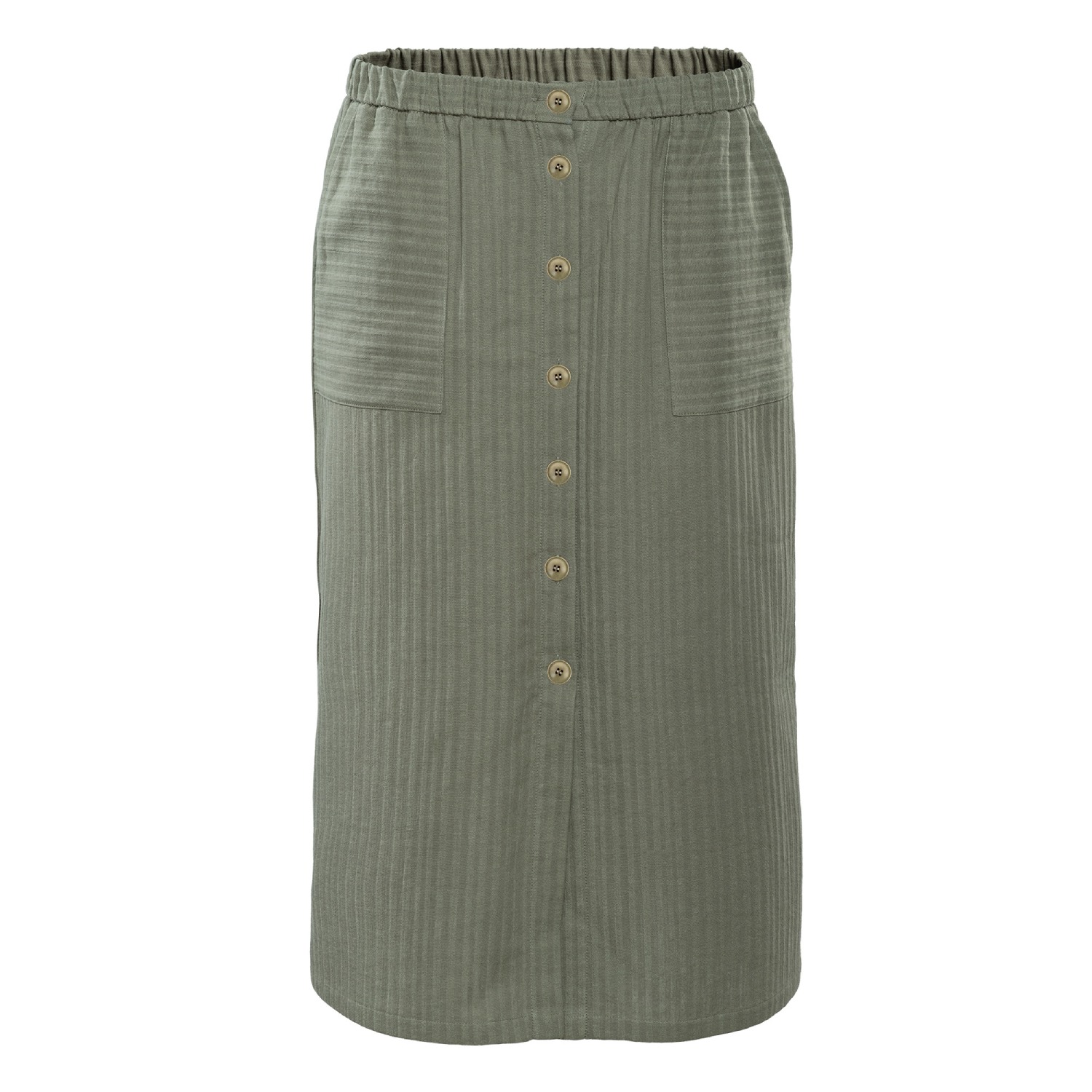Women's trueStory Seersucker Beven Skirt in Organic Cotton [TS025] - £ ...