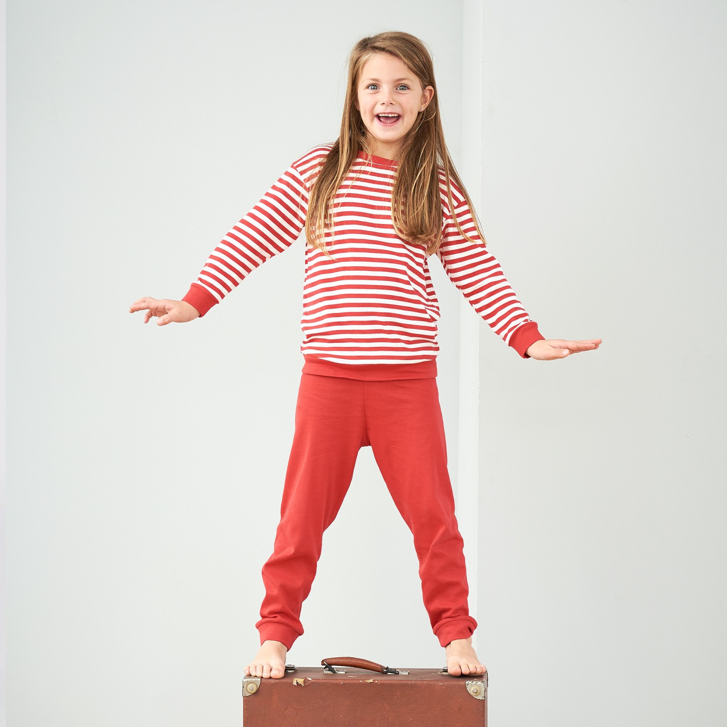 Organic Cotton Pyjamas for Children | Stripy Organic Pyjamas