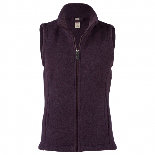 Women's Fitted Wool Fleece Bodywarmer. Sleeveless zipped fitted jacket ...